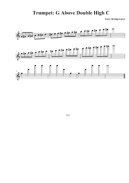 Trumpet: Trumpet: G Above Double High C